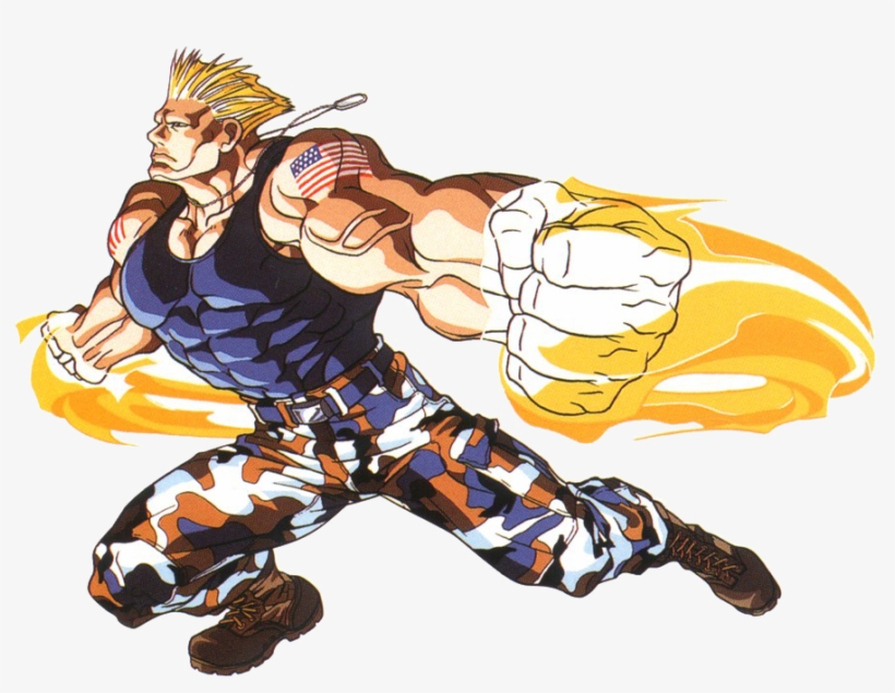 Street Fighter Ii Png Clipart - Street Fighter Turbo Guile Transparent ...