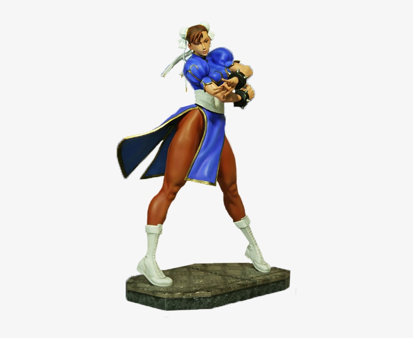 Chun-li Street Fighter Statue Transparent PNG - 359x591 - Free Download ...