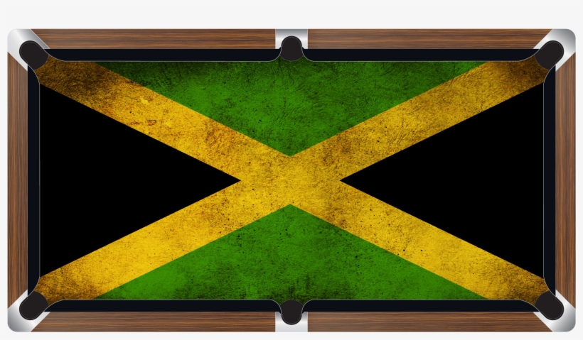 Jamaican Flag Custom Made Printed Pool Snooker Billiard - Graffiti ...