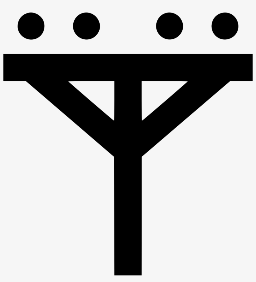 Download Png File Svg - Electric Pole Symbol - HD Transparent PNG ...