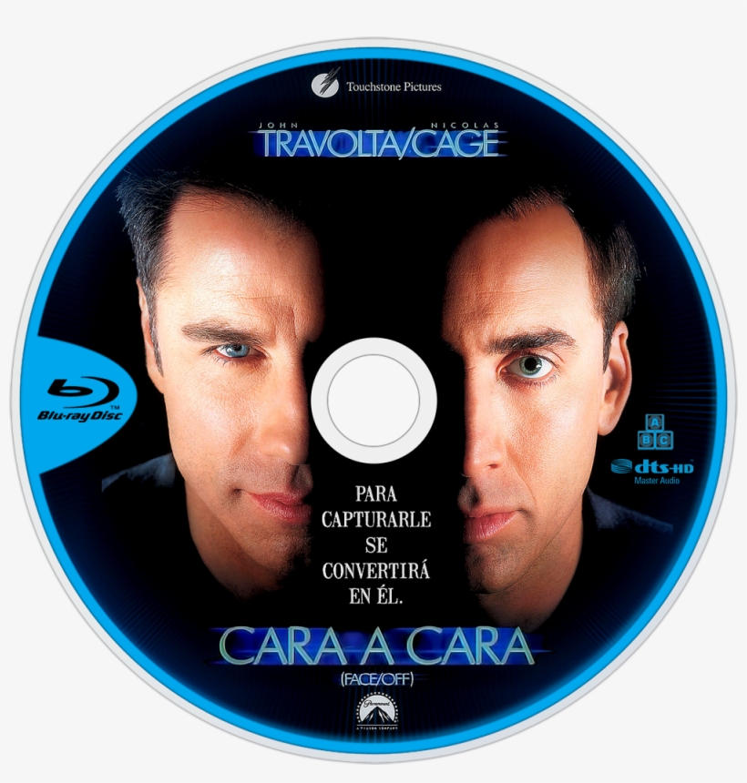 Face/off Bluray Disc Image - Face Off Poster Transparent PNG ...