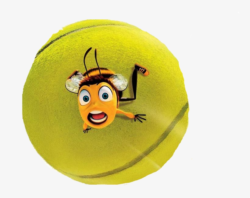 Bee Movie Tennis Ball Gif Transparent PNG - 749x572 - Free Download on ...