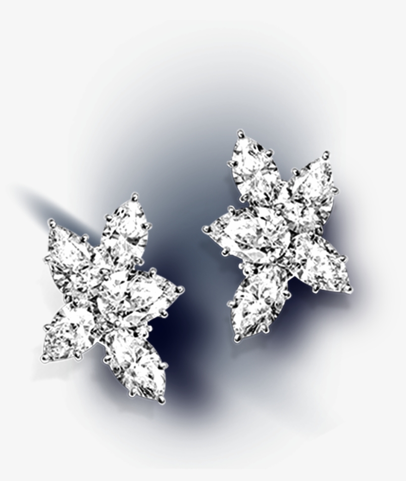 A Pair Of The Iconic Winston Cluster Earrings - Cluster Earrings ...
