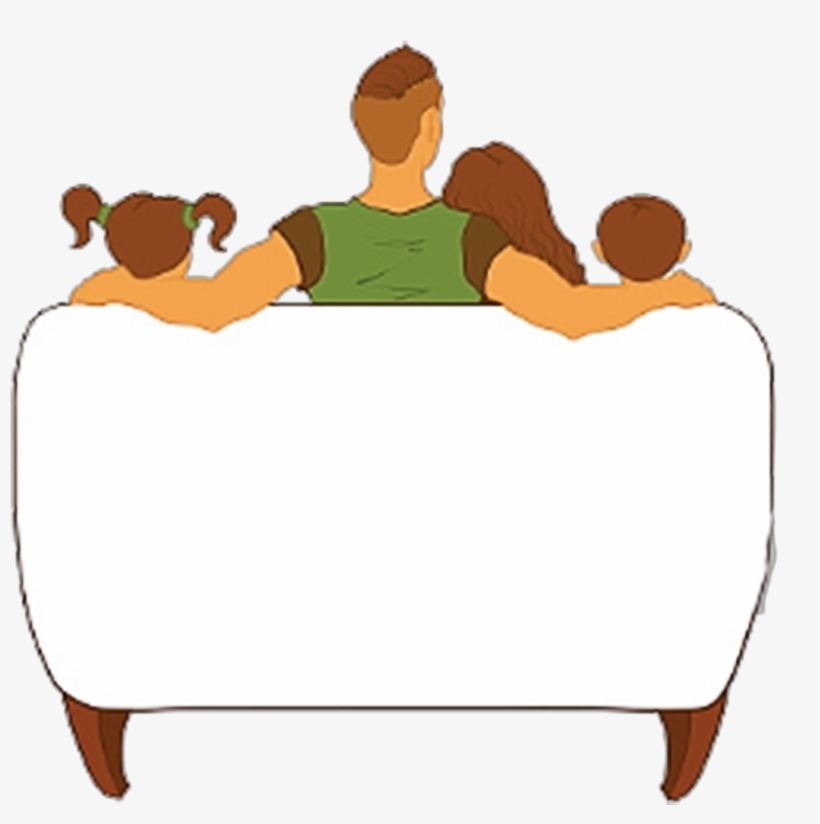 Graphic Freeuse Download Television Family Cartoon - Silhouette Family ...