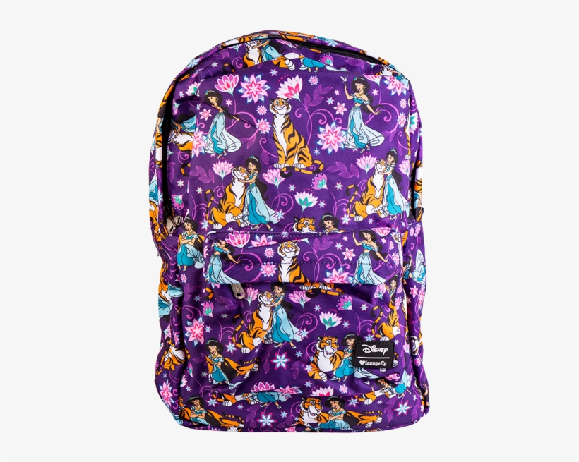 Jasmine & Rajah Purple Loungefly Backpack - Garment Bag Transparent PNG ...