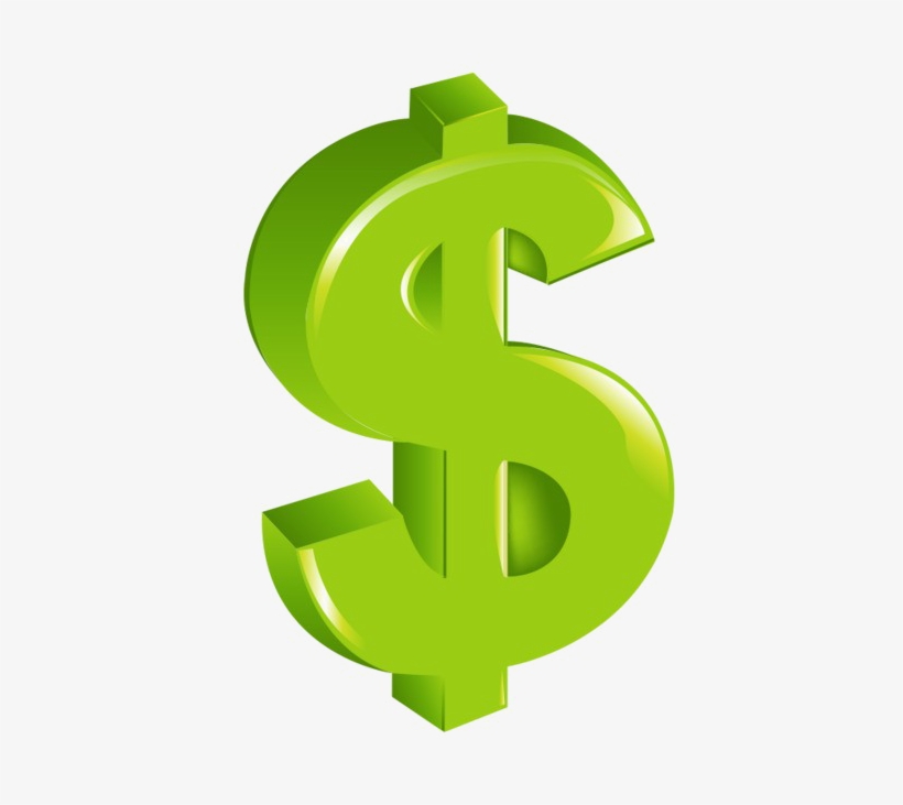 Green Dollar Transparent Image - Dollar Signs No Background Transparent ...