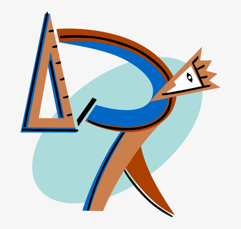 Vector Illustration Of Set Square Triangle For Drawing Transparent PNG ...