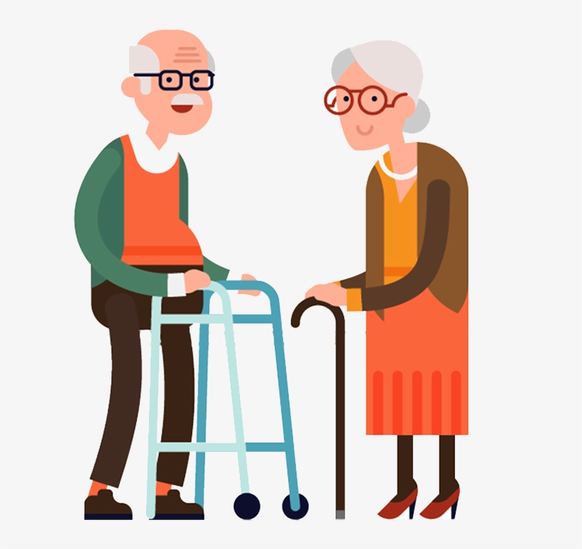 Download Respect To Elders Png - Elderly Vector - HD Transparent PNG ...