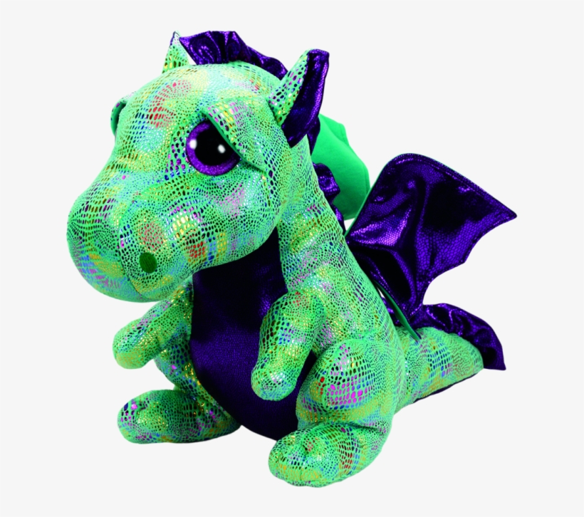 Cinder The Green Dragon - Cinder Beanie Boo Transparent PNG - 650x657 ...