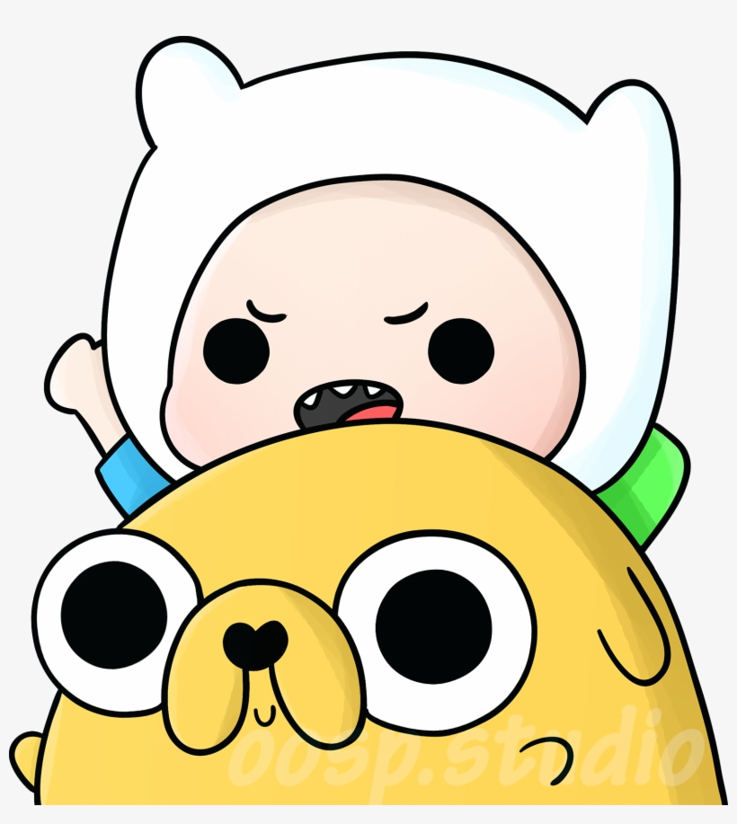 Jake And Finn Peeking - Cartoon Transparent PNG - 1542x1650 - Free ...