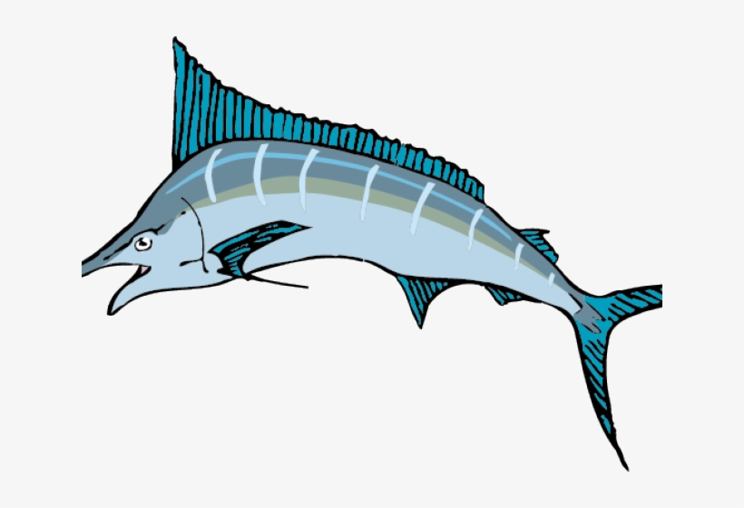 Swordfish Clipart Animated - Swordfish Cartoon Transparent PNG ...
