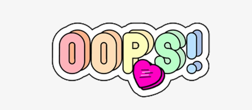 Oops Sticker - Circle Transparent PNG - 1024x1024 - Free Download on ...