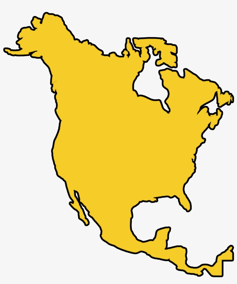 North America Map Transparent PNG - 2100x1500 - Free Download on NicePNG