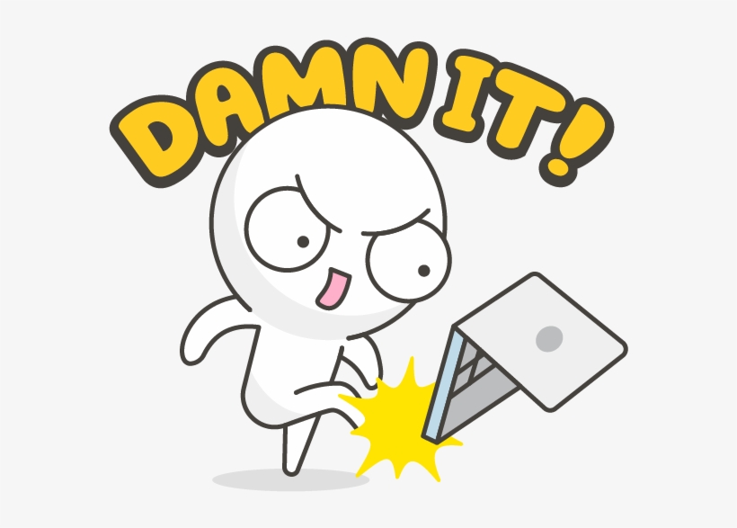 Damn It - Cartoon Transparent PNG - 618x618 - Free Download on NicePNG