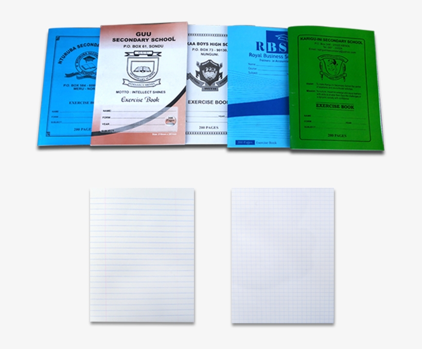 Printed A4 - Branded Exercise Books Transparent PNG - 718x718 - Free ...