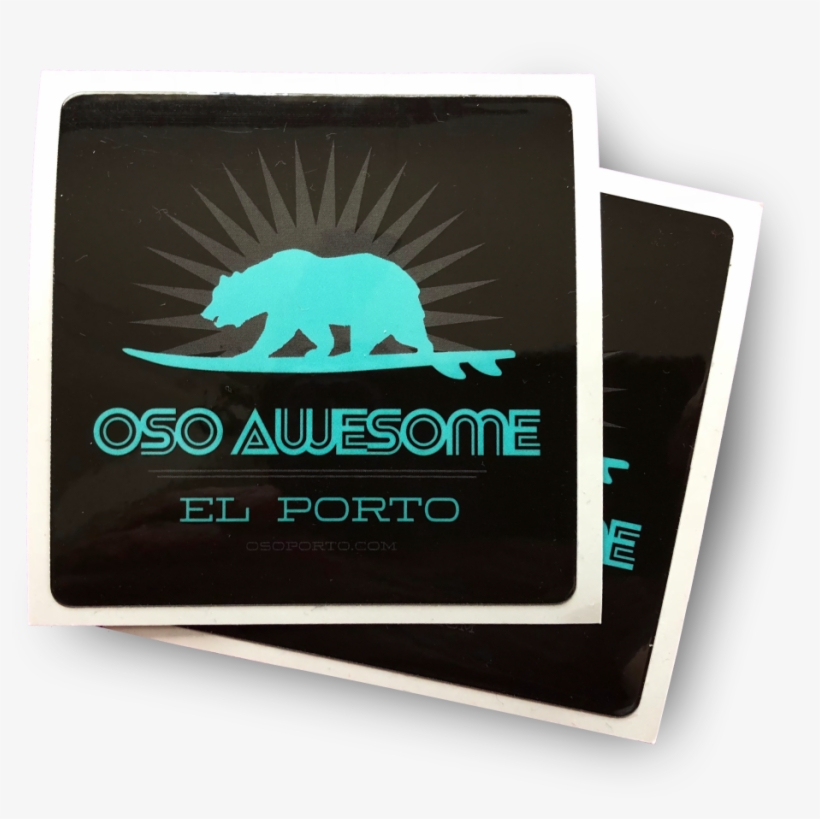 Oso Awesome Sticker - Grizzly Bear Transparent PNG - 1000x1000 - Free ...