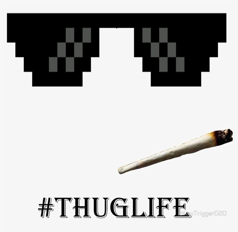 Download Thug Life Joint Png Photo - Transparent Png Thug Life Glasses ...