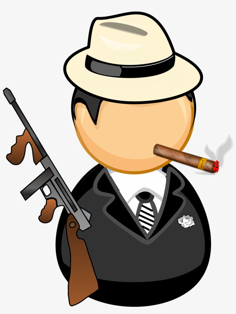 Gangster Computer Icons Sticker Decal Al Capone Free - Gangster Png ...