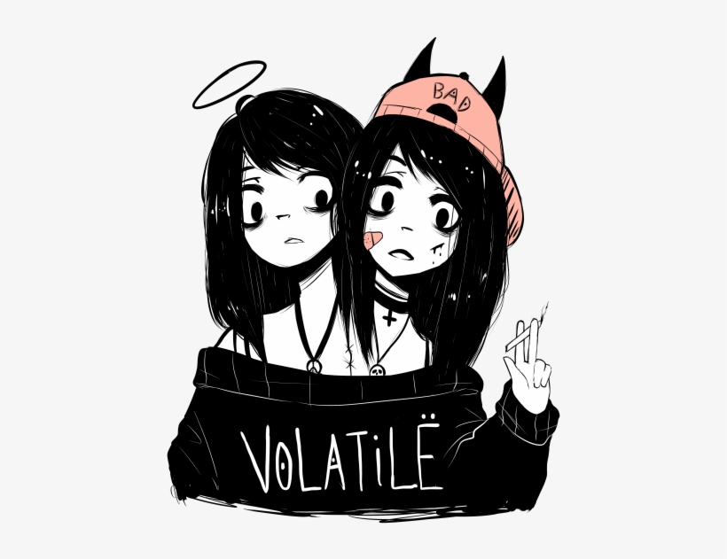 Conjoined Twin Sisters - Twins Drawing Transparent PNG - 485x750 - Free ...