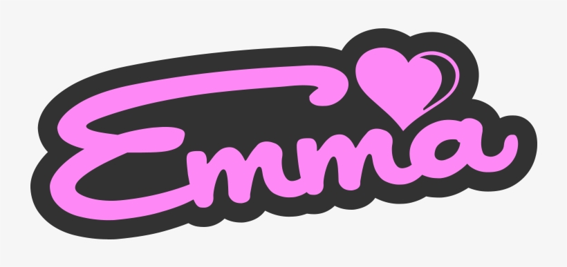 Emma Sweet Name Sign Png - Illustration Transparent PNG - 1200x628 ...