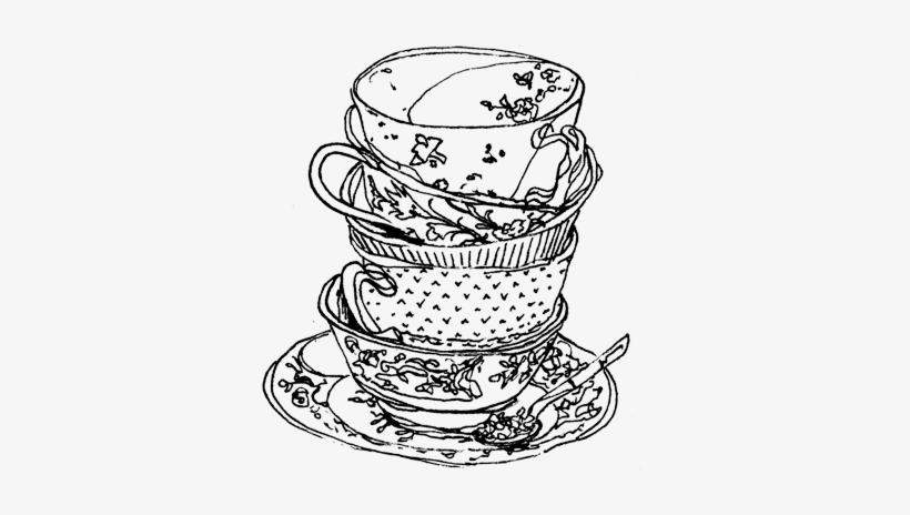 Teacup Line Drawing