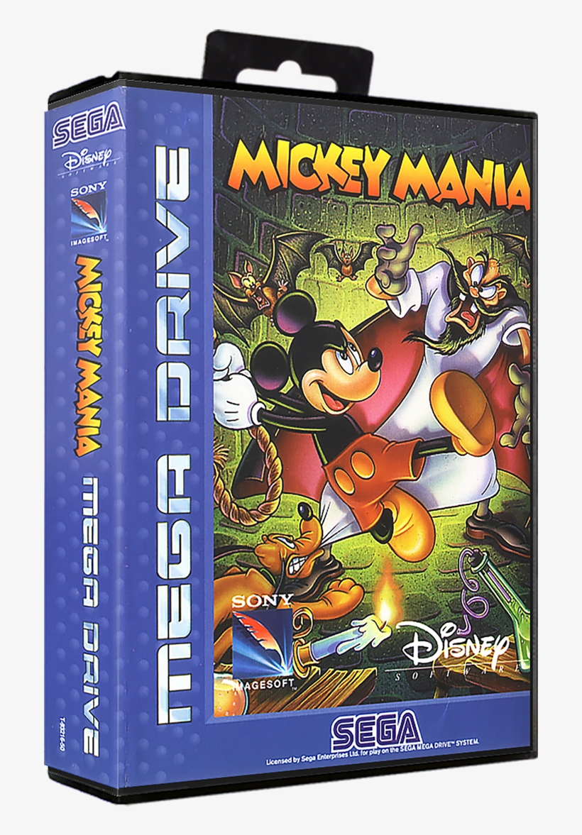 Mickey Mania - Mickey Mania Mega Drive Cover Transparent PNG - 729x1134 ...
