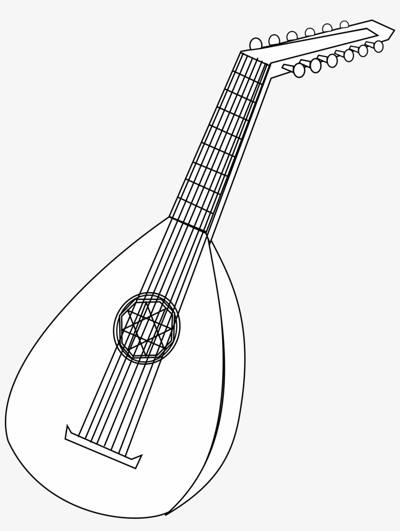 Big Image - Lute Clipart Transparent PNG - 1875x2400 - Free Download on ...