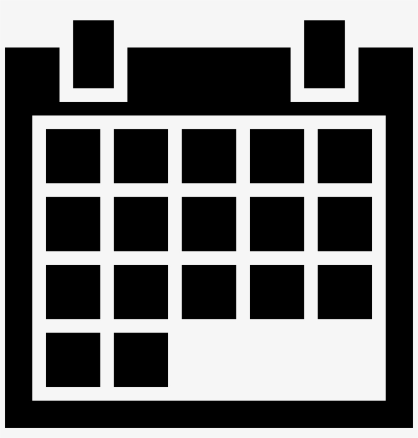 Calendar Date Event Month Day Svg Png - Calendar Week Icon Transparent ...