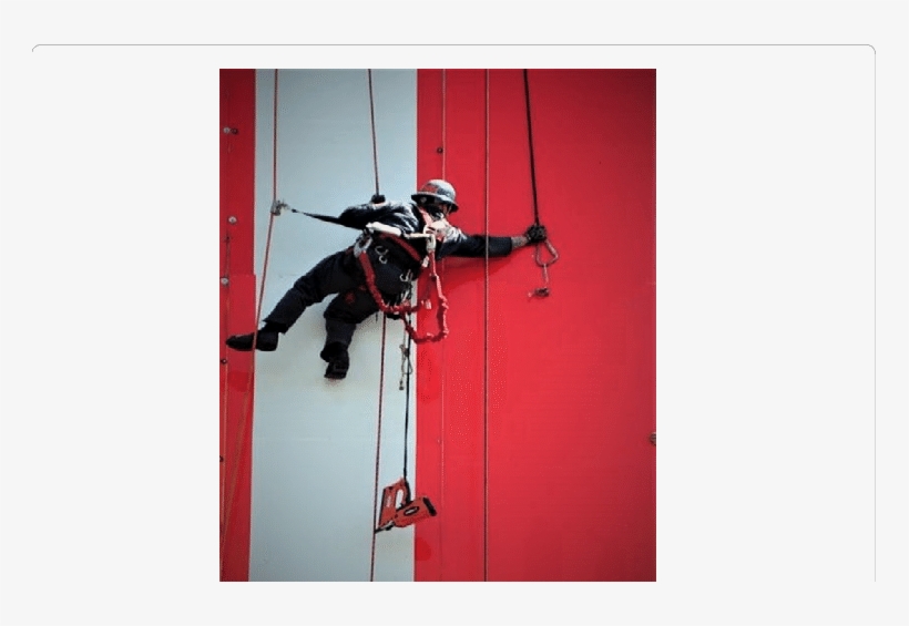 Climbing Gear Used By Cg Members While Working At Heights - Abseiling ...