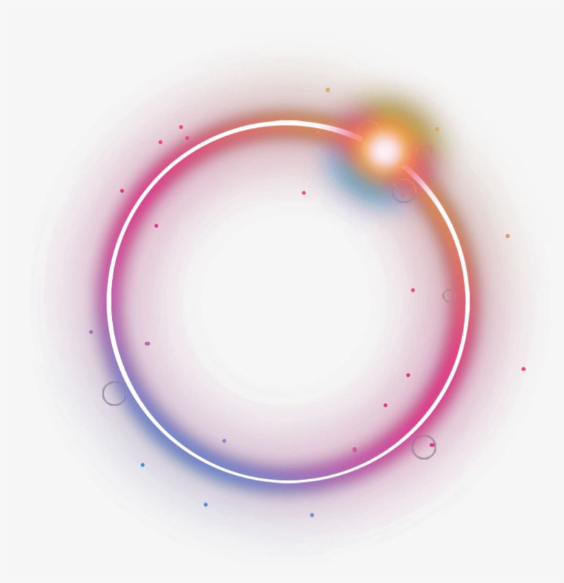 Download Circle Glow Lighteffect Ftestickers - 光 效 素材 Png - HD ...