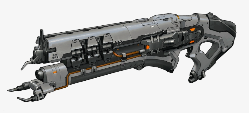 Arma De Rayos - Lightning Gun Doom Doom Transparent PNG - 1600x695 ...
