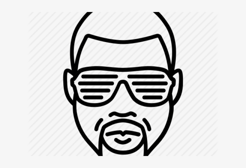Kanye West Line Drawing