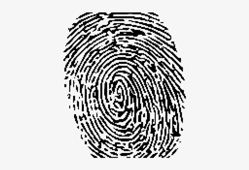 Fingerprint Clipart Transparent Background - Finger Print Clip Art ...