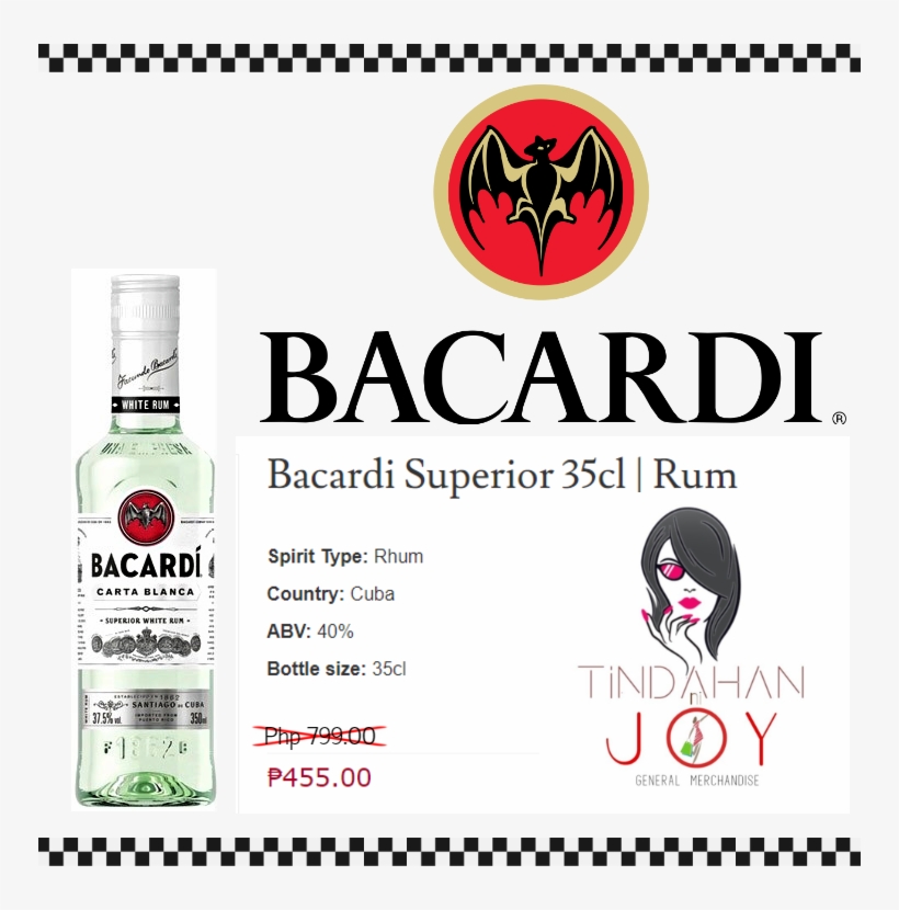Bacardi Superior 350ml Main - Gt Sport Svg Logos Transparent PNG ...