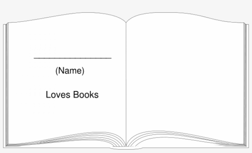 Free Png Download Book Shape Outline Png Images Background - Book Shape ...