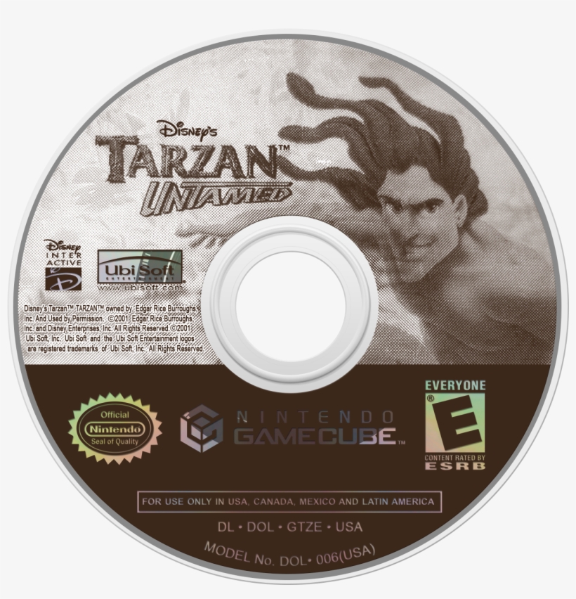 Tarzan Untamed - Mario Party 7 Disc Gamecube Transparent PNG ...