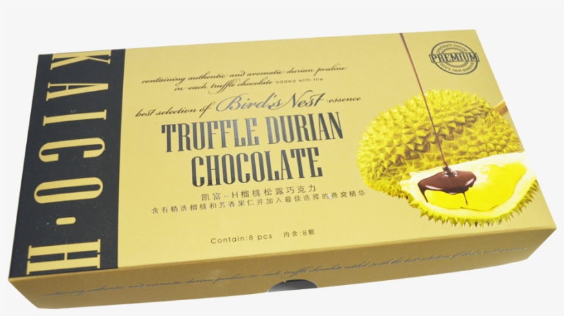Truffle Durian Chocolate - Triaset Transparent PNG - 986x653 - Free ...