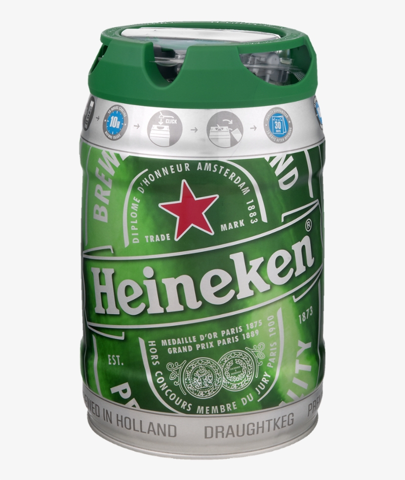 Heineken Beer, 1 Ct - Heineken Mini Keg Transparent PNG - 1000x1000 ...