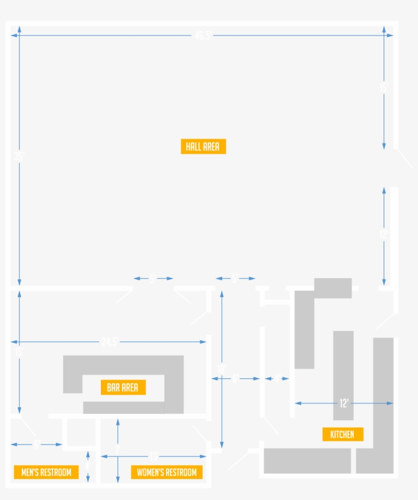 Hall Floor Plan - Diagram Transparent PNG - 1170x1170 - Free Download ...