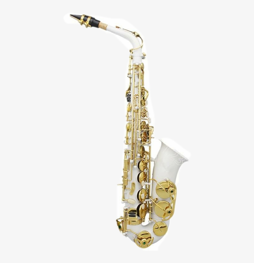 Saxophone Alto Blanc Transparent PNG - 414x770 - Free Download on NicePNG