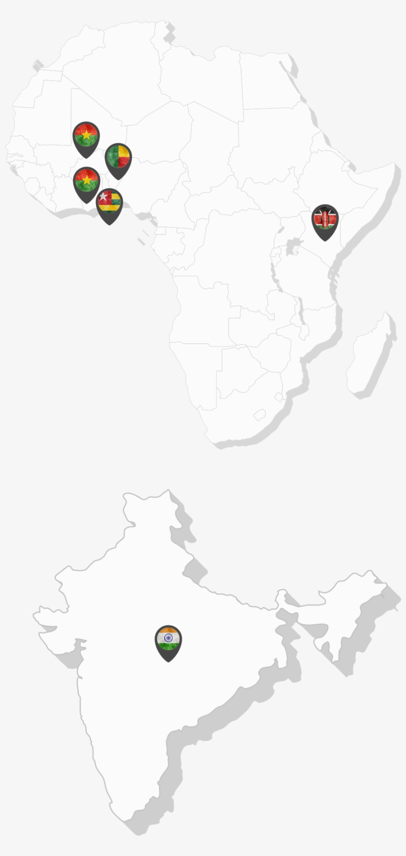 A Helping Hand For Africa And Asia - Africa Map No Background ...