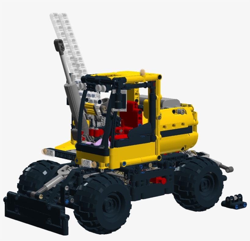 Compact Excavator Front V4 - Lego Transparent PNG - 1618x930 - Free ...
