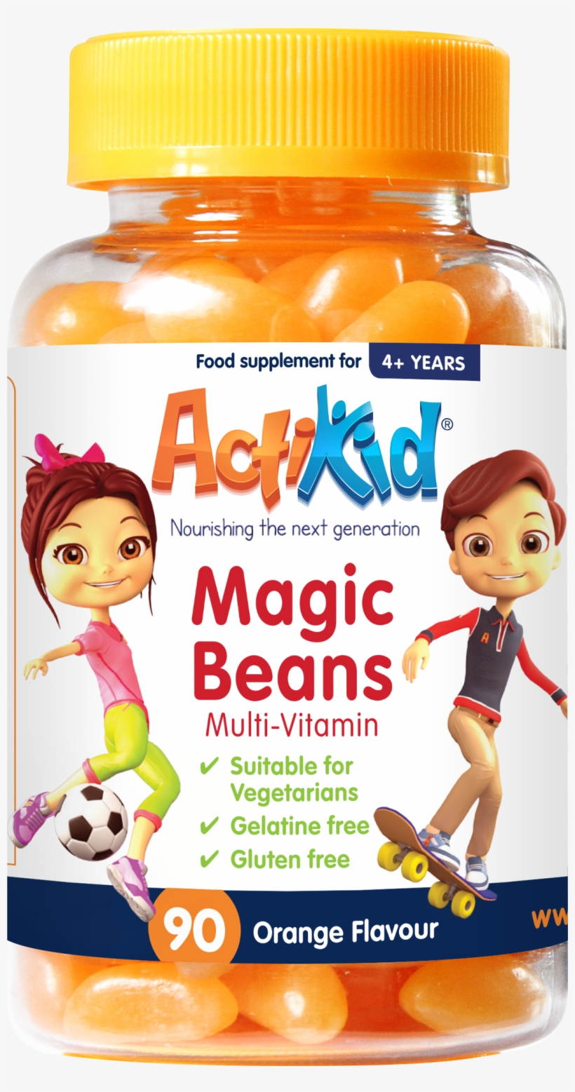 Jelly Beans Vitamin Kids - Magic Beans Food Supplement Transparent PNG ...
