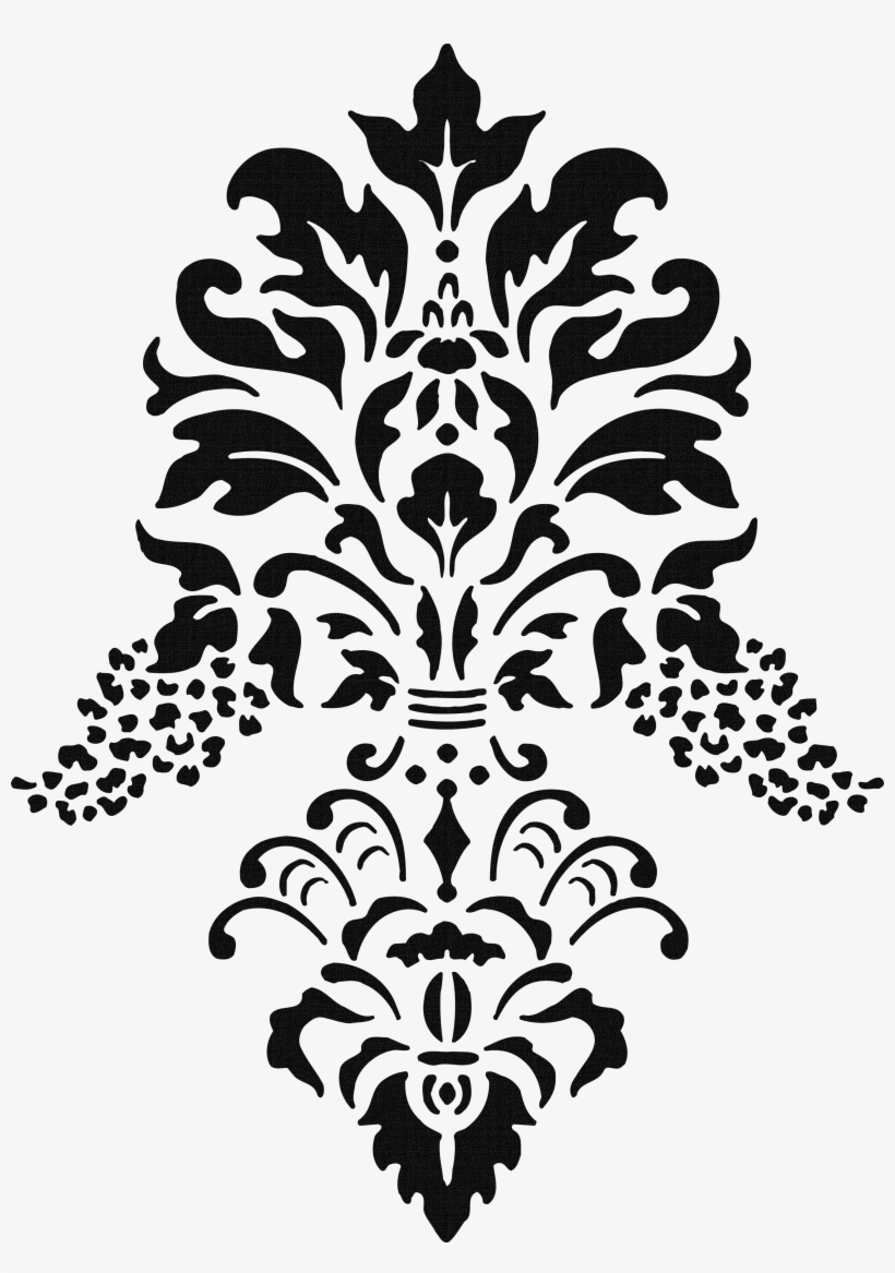 Free Gold Damask Background Clipart