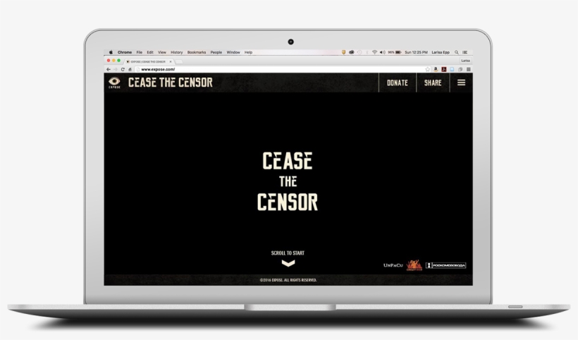 Cease The Censor Mini Site - Led-backlit Lcd Display Transparent PNG ...