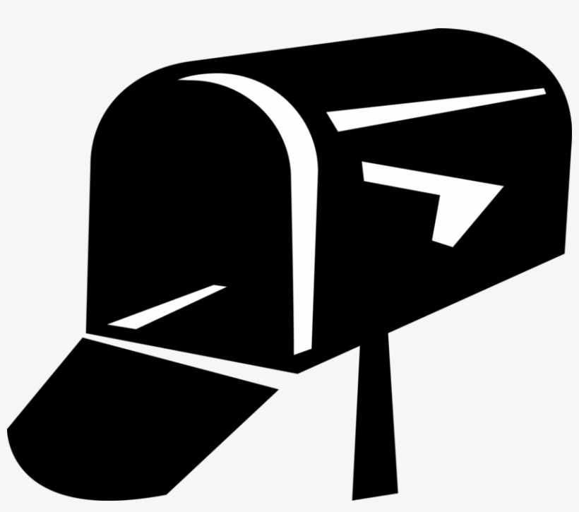 Vector Illustration Of Letter Box Or Mailbox Receptacle Transparent PNG ...