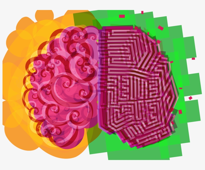 Overactive Brain Illustrator Differences Hemisphere - Illustration ...