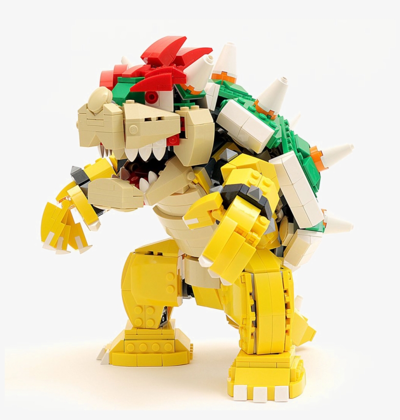 Bowser Transparent - Lego Nintendo Mocs Transparent PNG - 1024x1024 ...
