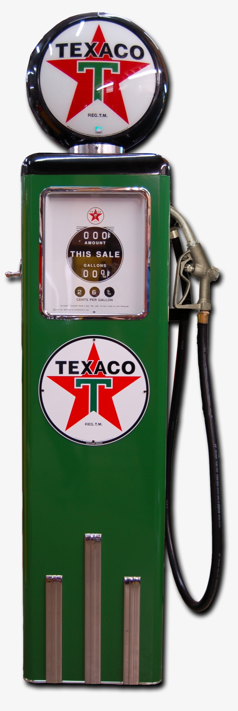 Gas Pump - Couleur Pompe Texaco Transparent PNG - 1369x3008 - Free ...