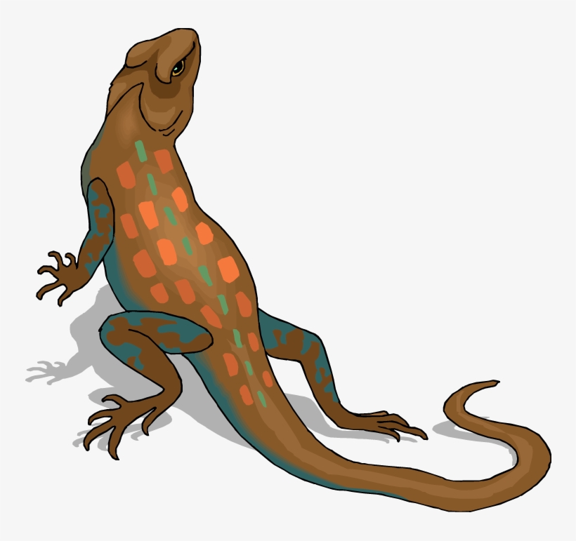 How To Draw A Yellow Spotted Lizard From Holes